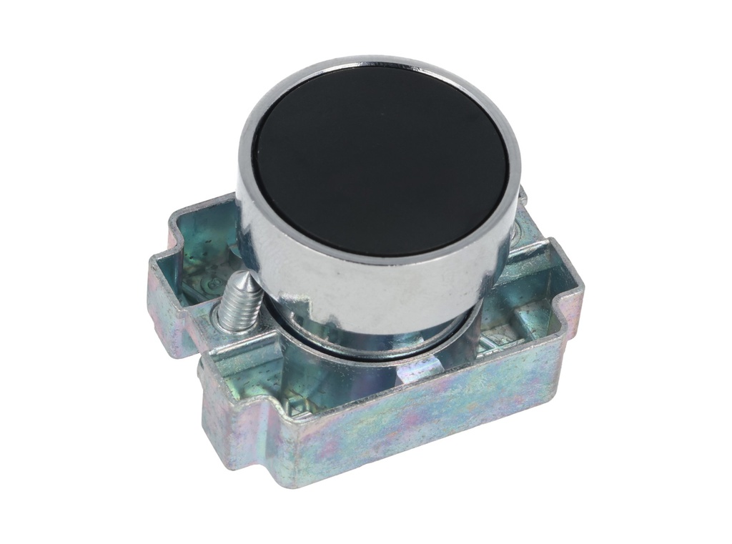 2AF2 — PULSADOR RASANTE NEGRO 22MM | Acotron Electrónica Industrial